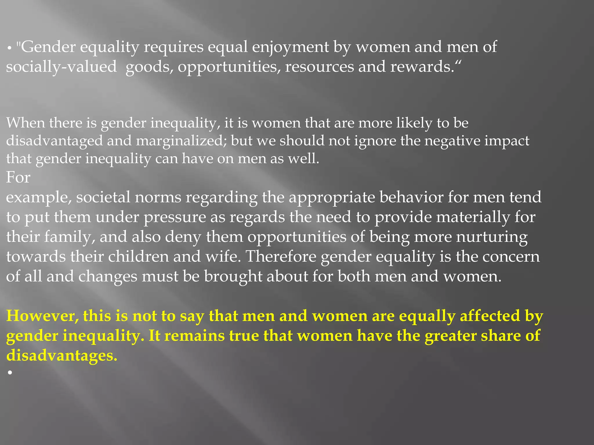 Gender sensitization | PPTX