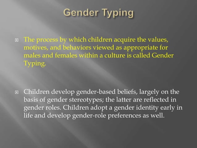 Gender sensitization | PPTX