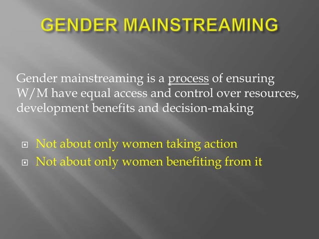 Gender sensitization | PPTX