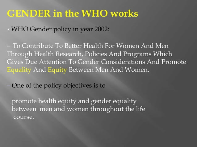 Gender sensitization | PPTX