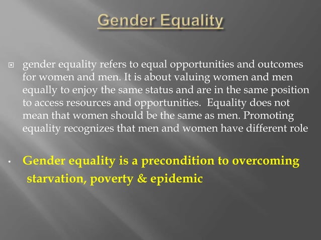 Gender sensitization | PPTX