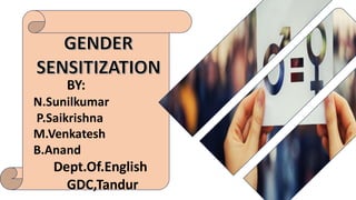 Gender sensitization ppt presentation for students | PPT
