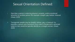 Gender Identity & Sexual Orientation | PPTX