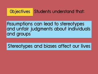 Understanding Gender Stereotype Lesson Plan | PDF