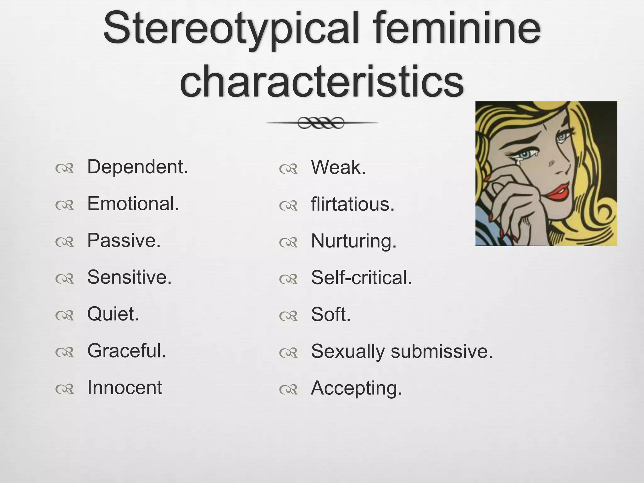 Gender stereotypes | PPTX