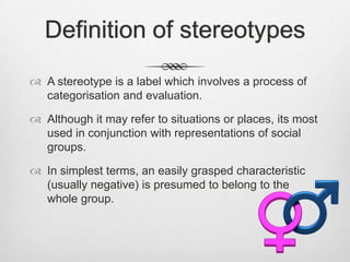 Gender stereotypes | PPT