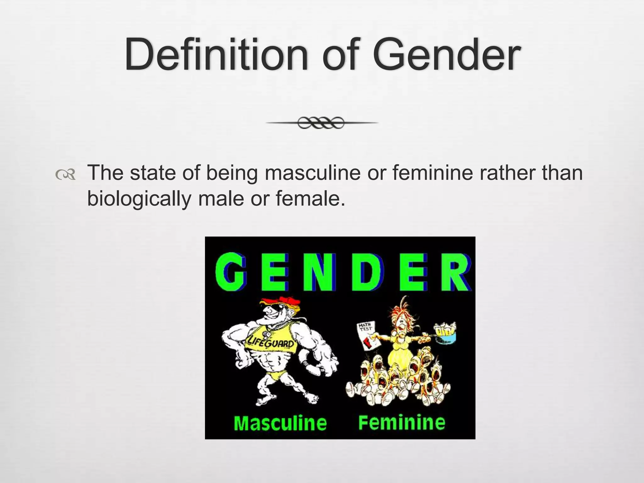 Gender Stereotypes Ppt