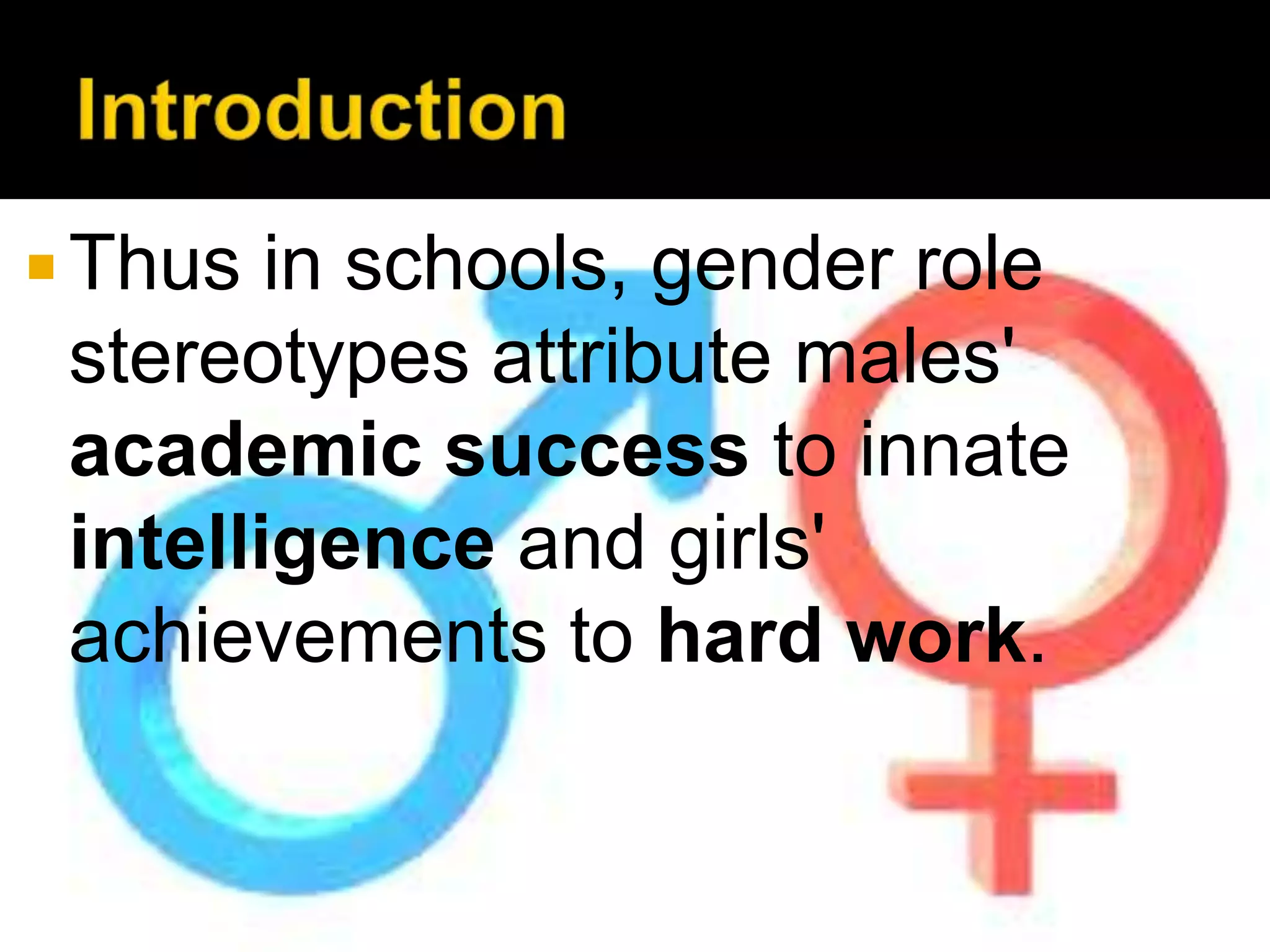 Gender Stereotypes Ppt
