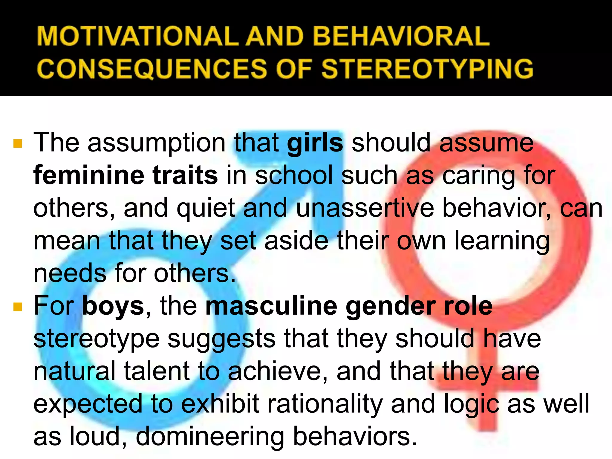 Gender stereotypes | PPTX
