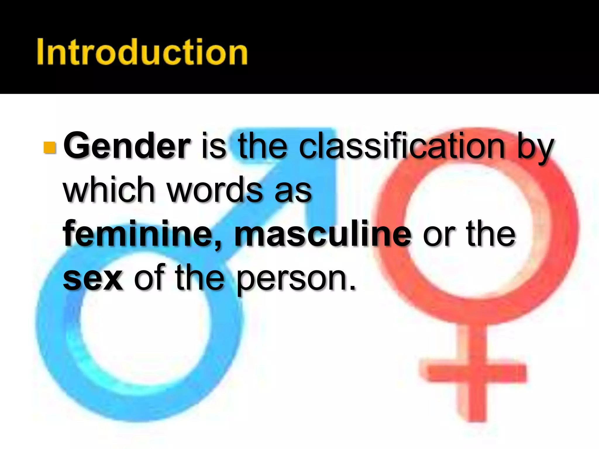 Gender Stereotypes Ppt