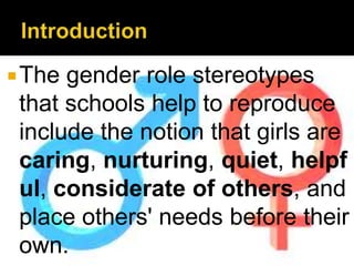 Gender stereotypes | PPTX