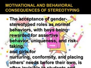 Gender stereotypes | PPTX