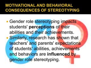 Gender stereotypes | PPTX