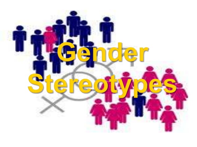 Gender Stereotypes Ppt