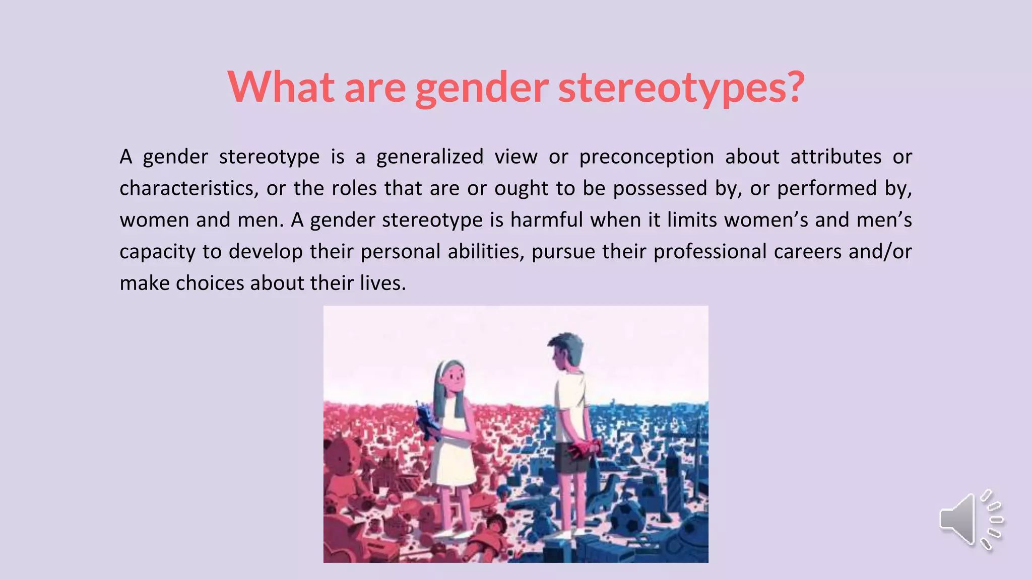 gender stereotypes.pptx | Parenting Babies and Toddlers | Parenting