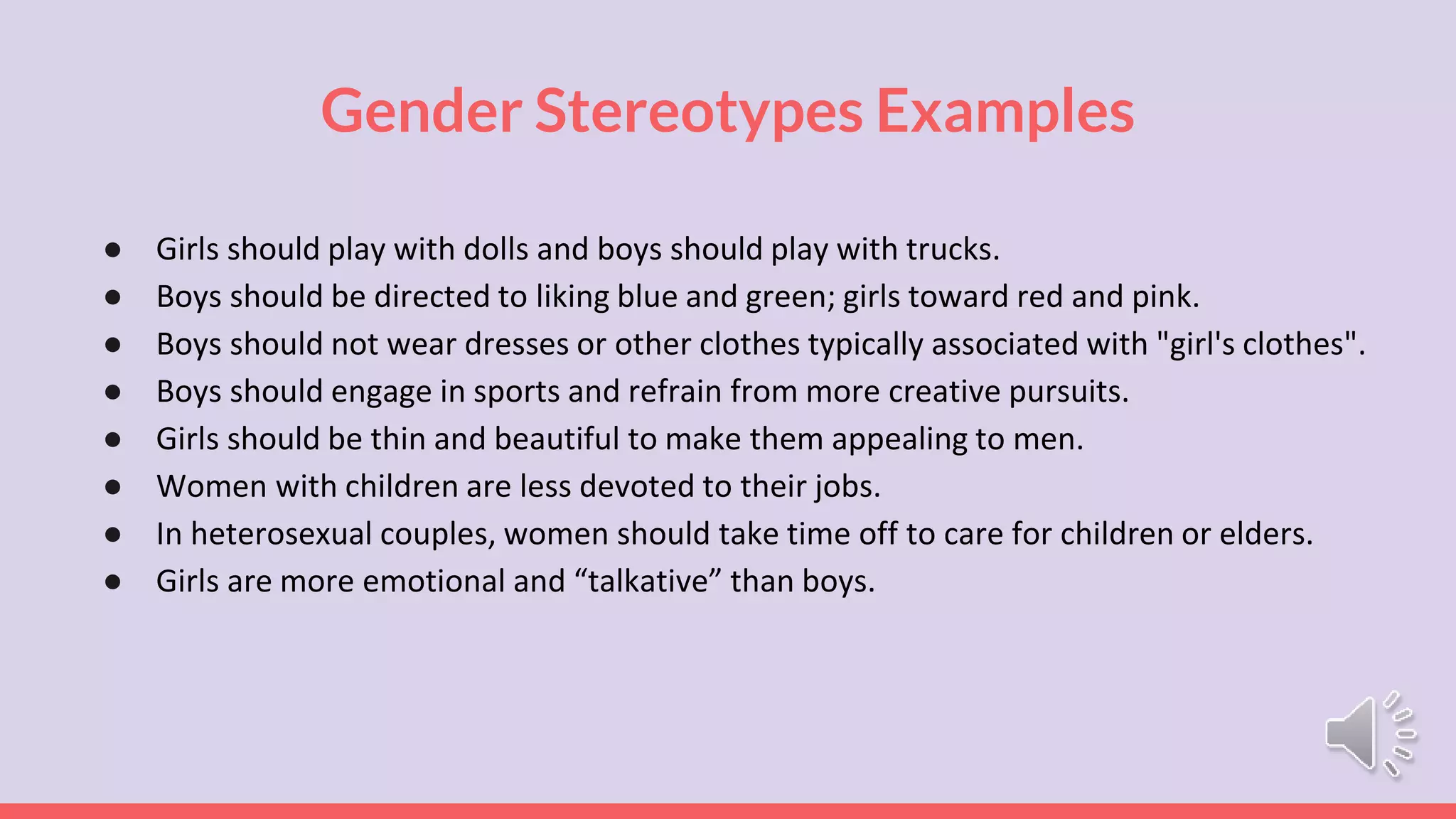 gender stereotypes.pptx | Parenting Babies and Toddlers | Parenting