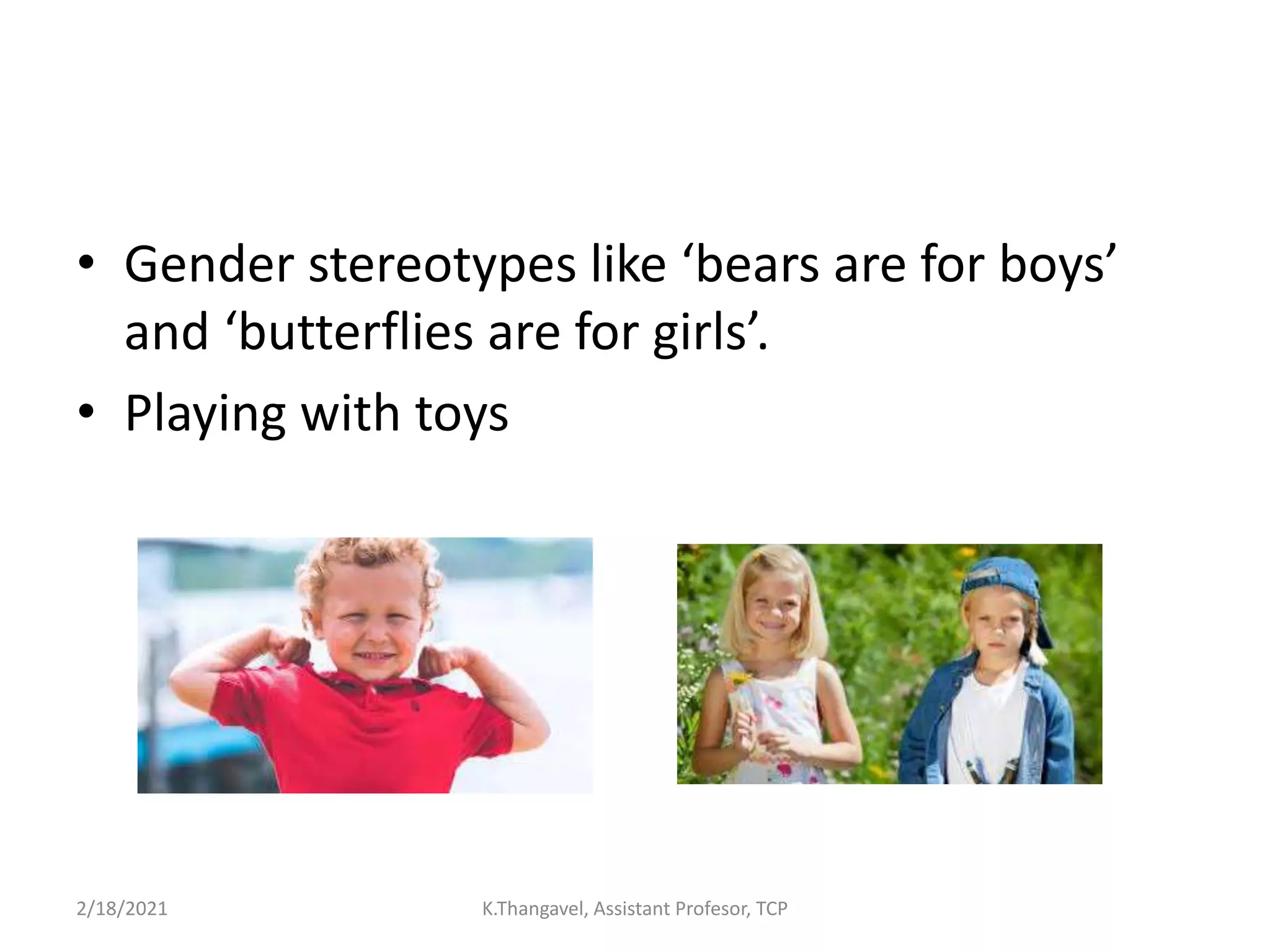 Gender Stereotypes and Gender Roles | PPTX