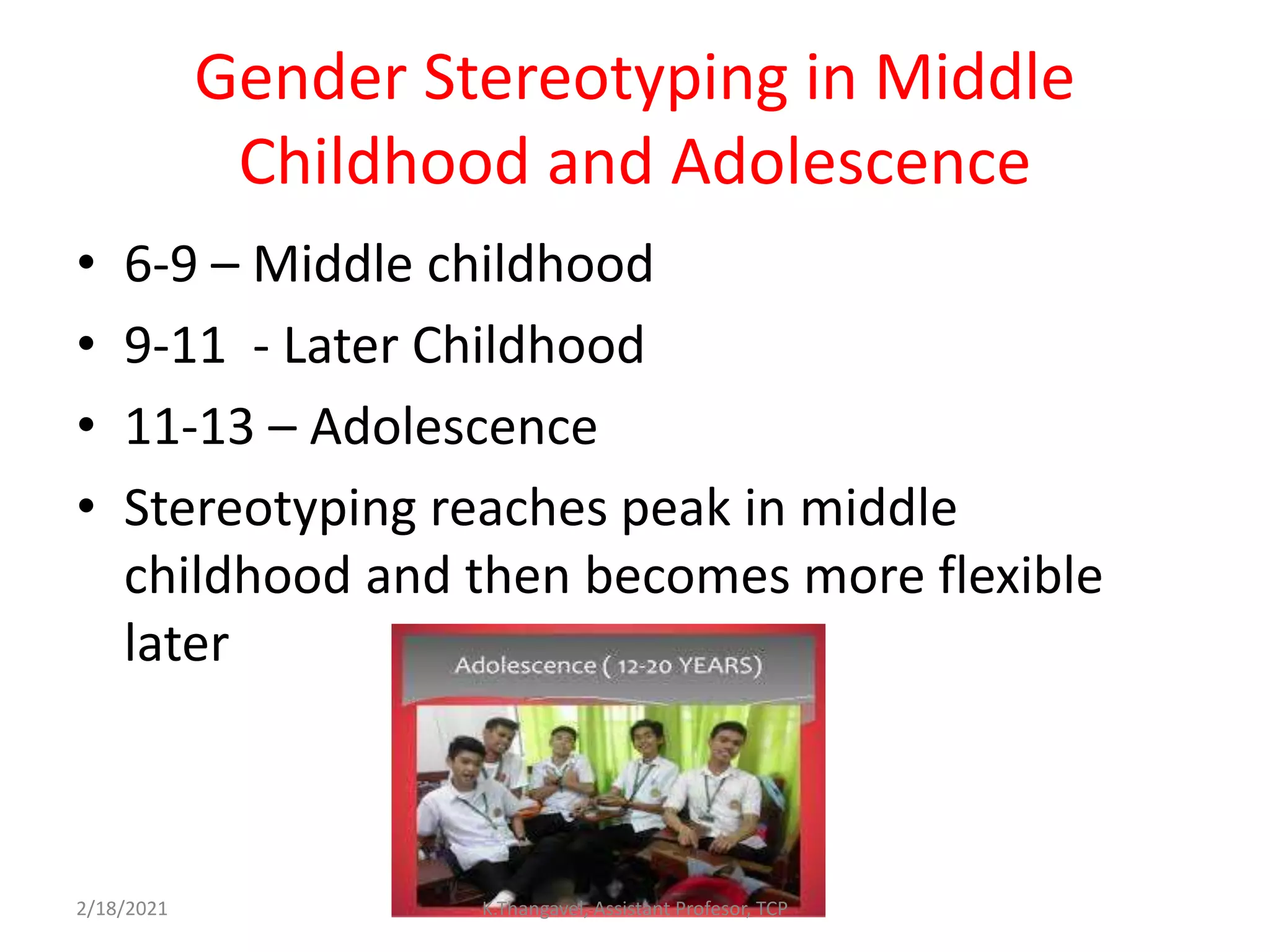 Gender Stereotypes and Gender Roles | PPTX