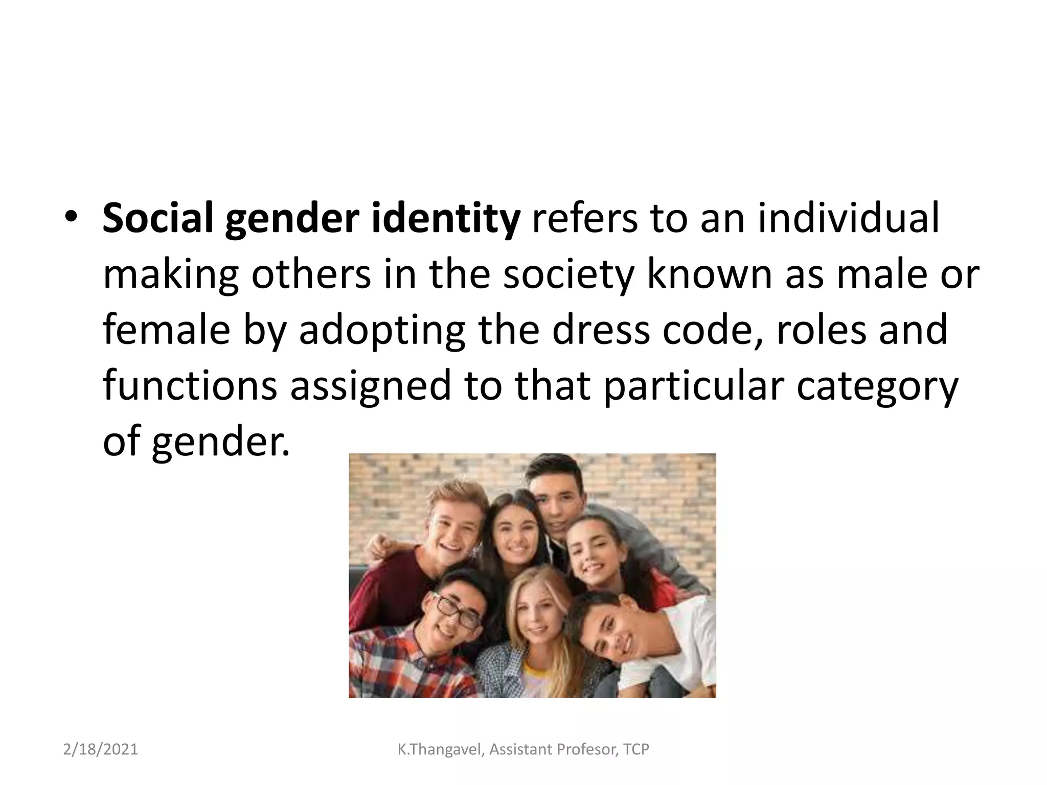 Gender Stereotypes and Gender Roles | PPTX