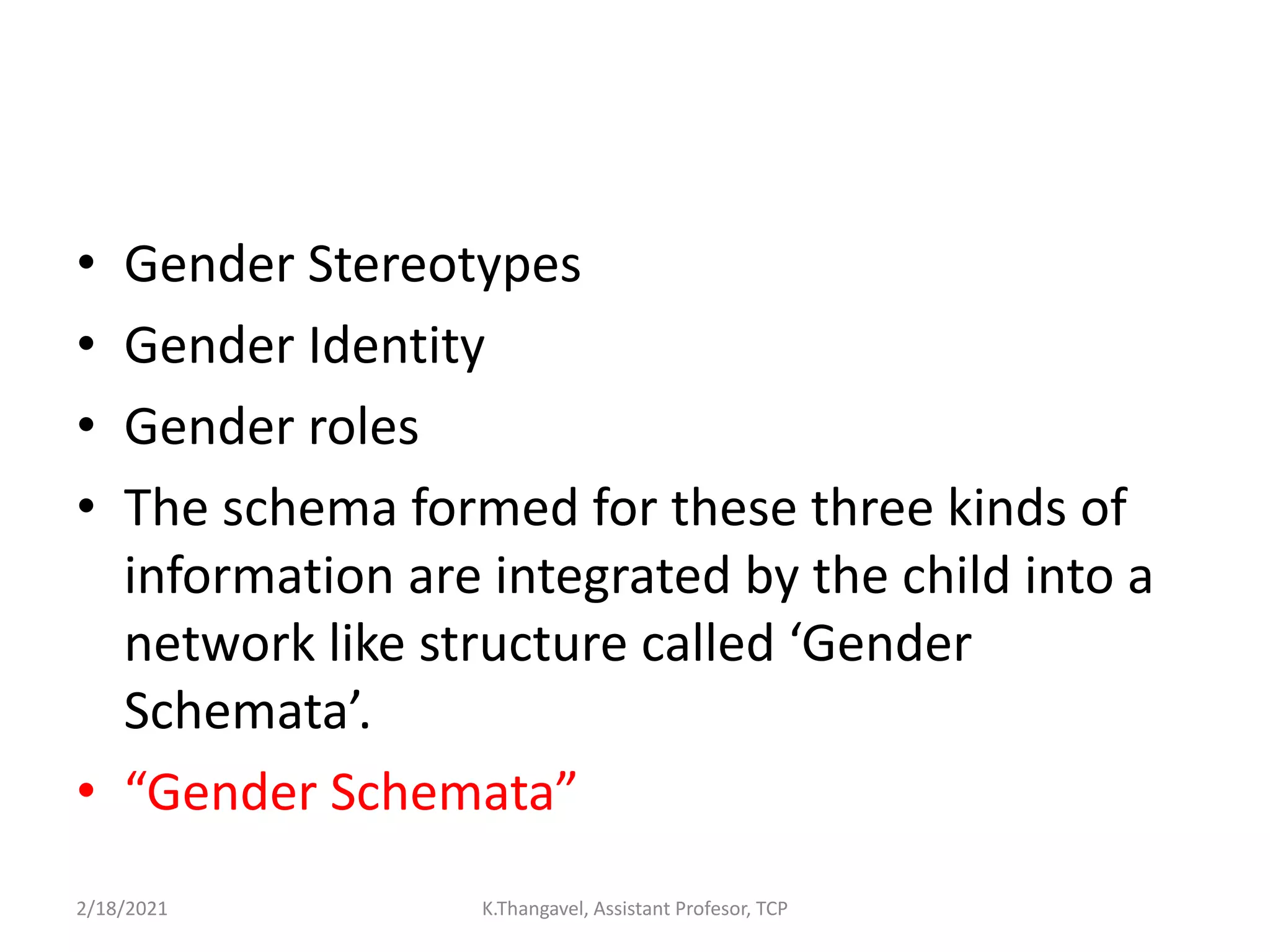 Gender Stereotypes and Gender Roles | PPTX