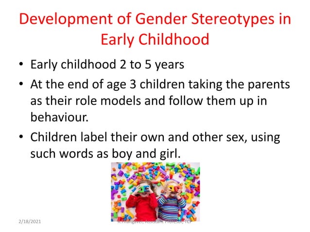 Gender Stereotypes and Gender Roles | PPTX