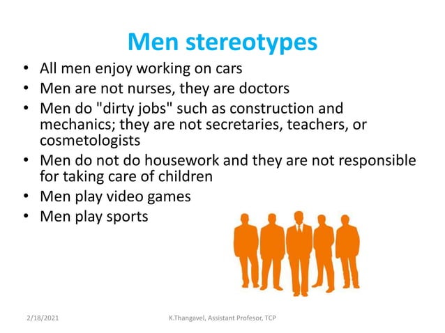 Gender Stereotypes and Gender Roles | PPTX