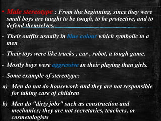 Genderstereotypes | PPTX