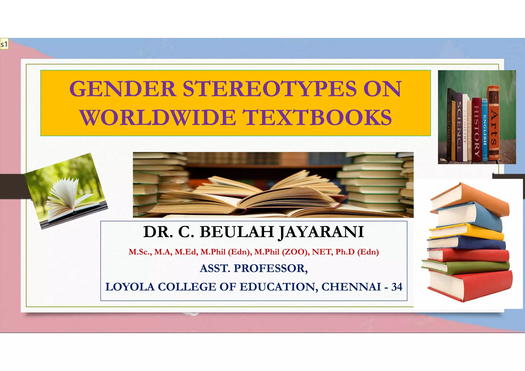 Gender stereotypes on world wide text books | PDF