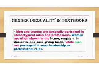 Gender stereotypes on world wide text books | PDF