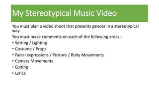 Gender stereotyping in music video | PPT