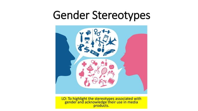 Gender Stereotyping Intro Tasks | PPT