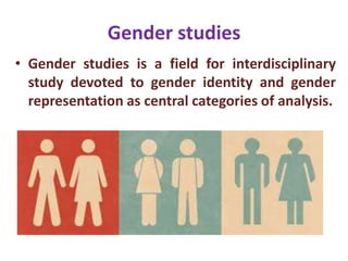 Gender studies introduction ppt | PPT