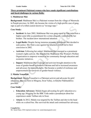 Gender Studies Notes for CSS by Seetal Daas.pdf