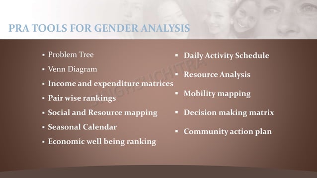 Gender tools and methodology | PPTX | Politics