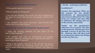 Gender tools and methodology | PPTX