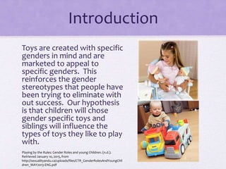 Gender toys project psychology | PPTX | Parenting Babies and Toddlers ...
