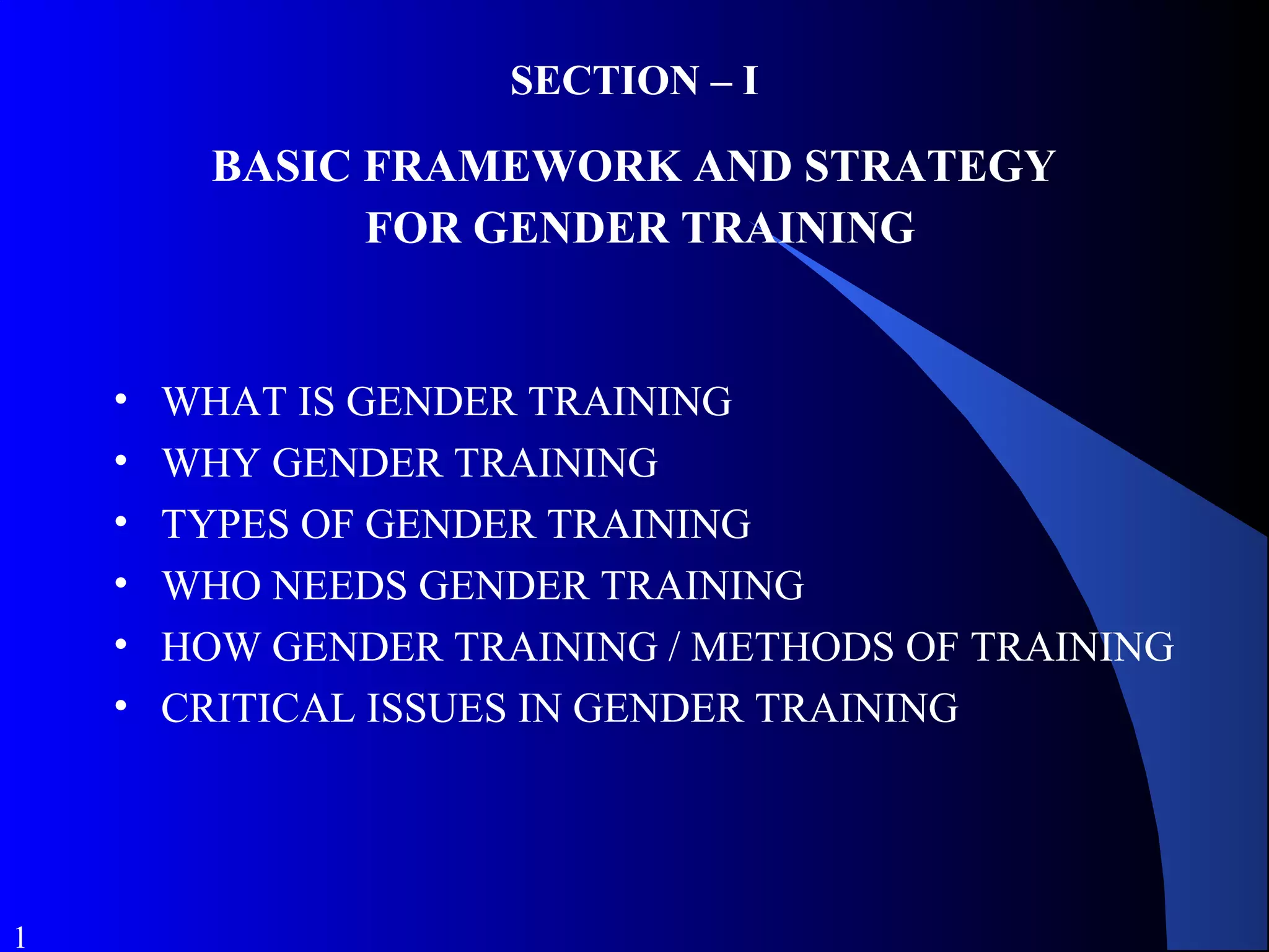 Gender training module | PPT