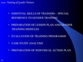 Gender training module | PPT