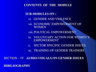 Gender training module | PPT
