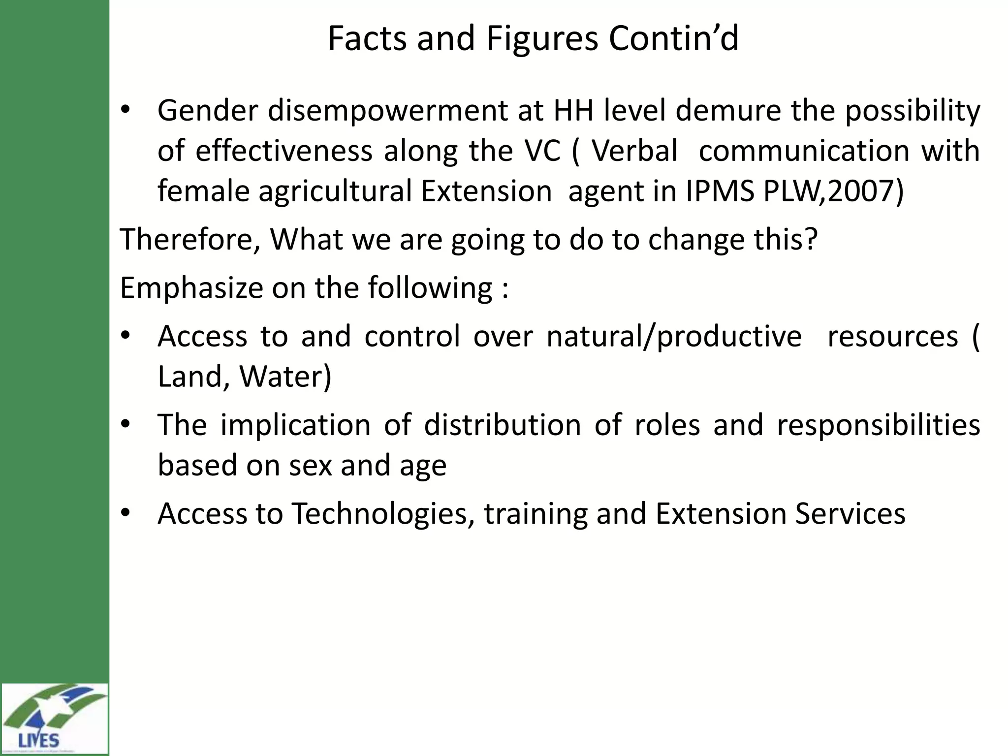 Gender in value chain analysis: Macro, meso and micro levels | PPTX