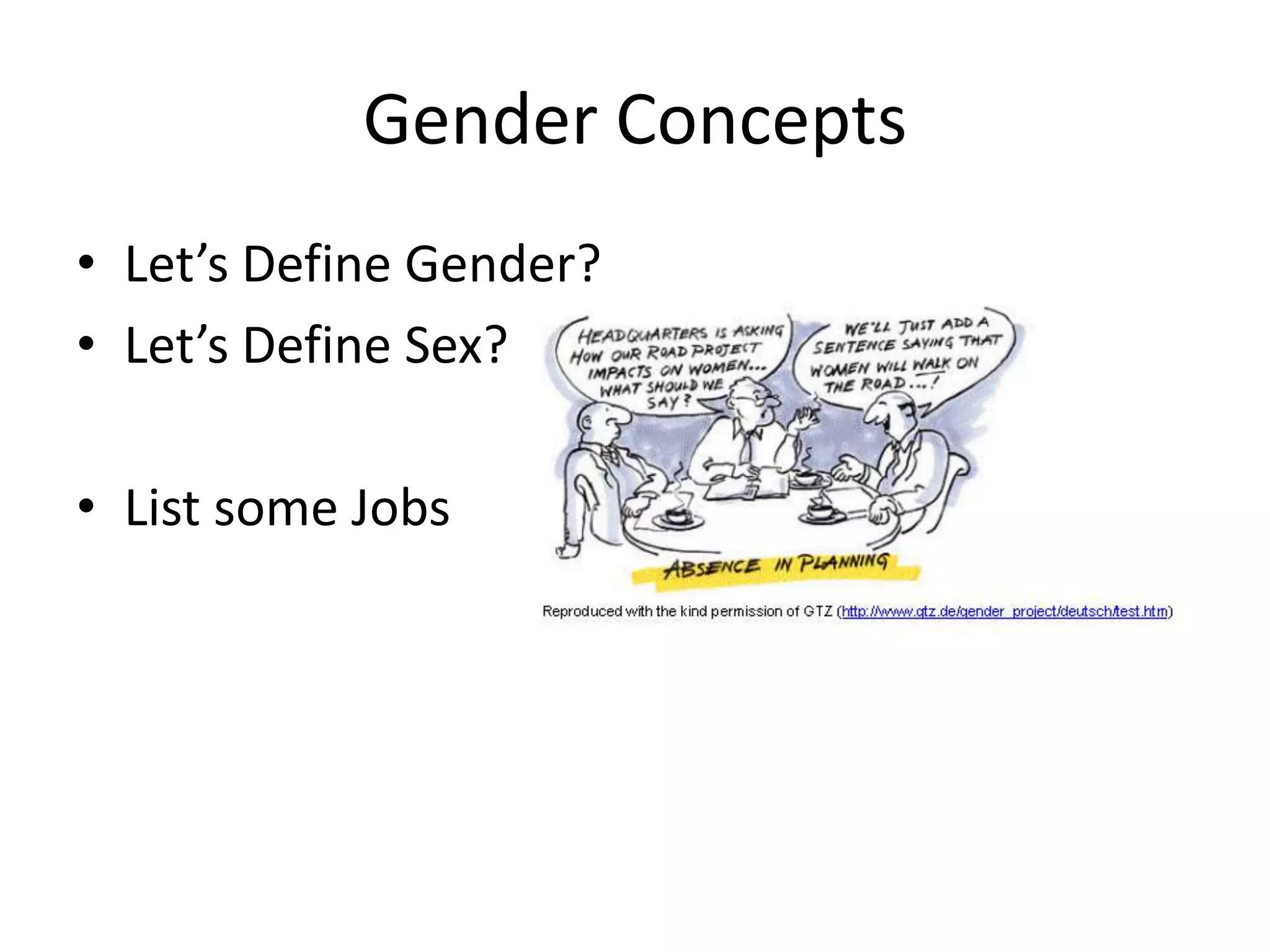 Introduction to gender concepts | PPTX
