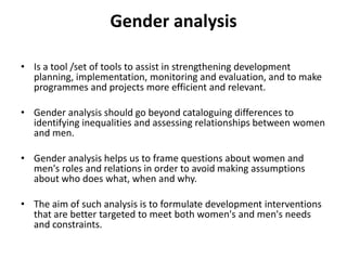 Introduction to gender concepts | PPTX