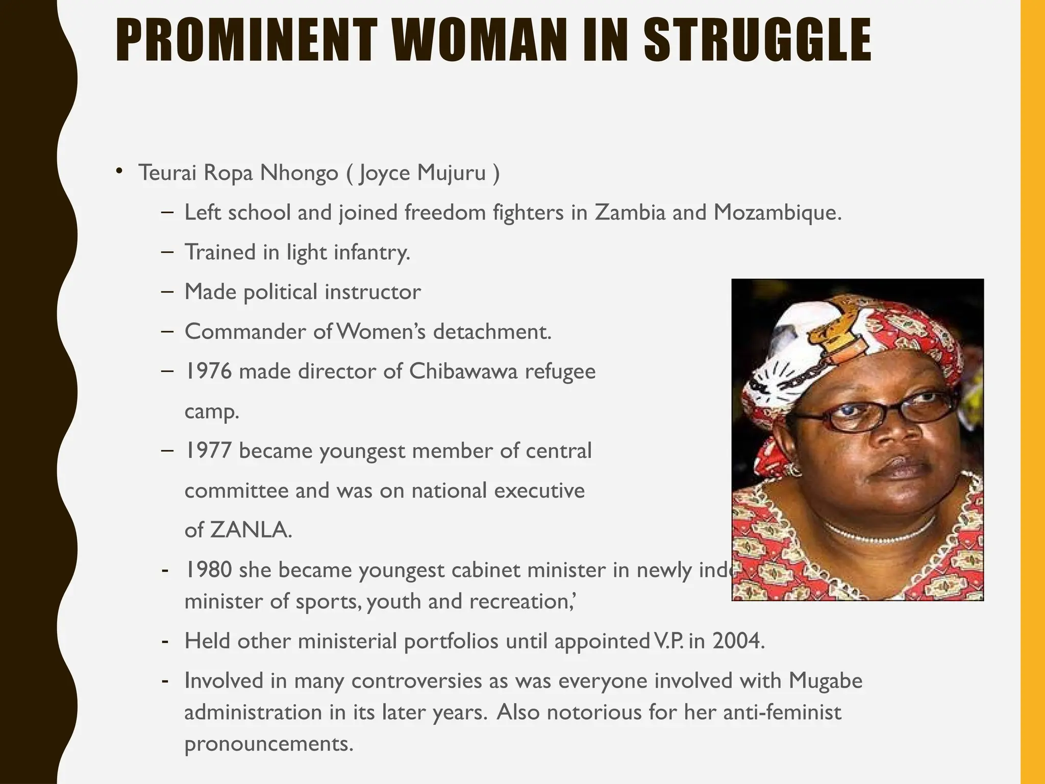 Gender, War and Liberation in Zimbabwe.pptx