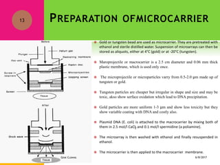 Methods of gene transfer in plant | PPTX