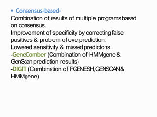 Gene prediction and expression | PPTX