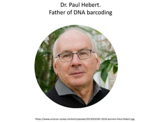 DNA BARCODING INTRODUCTION | PPTX