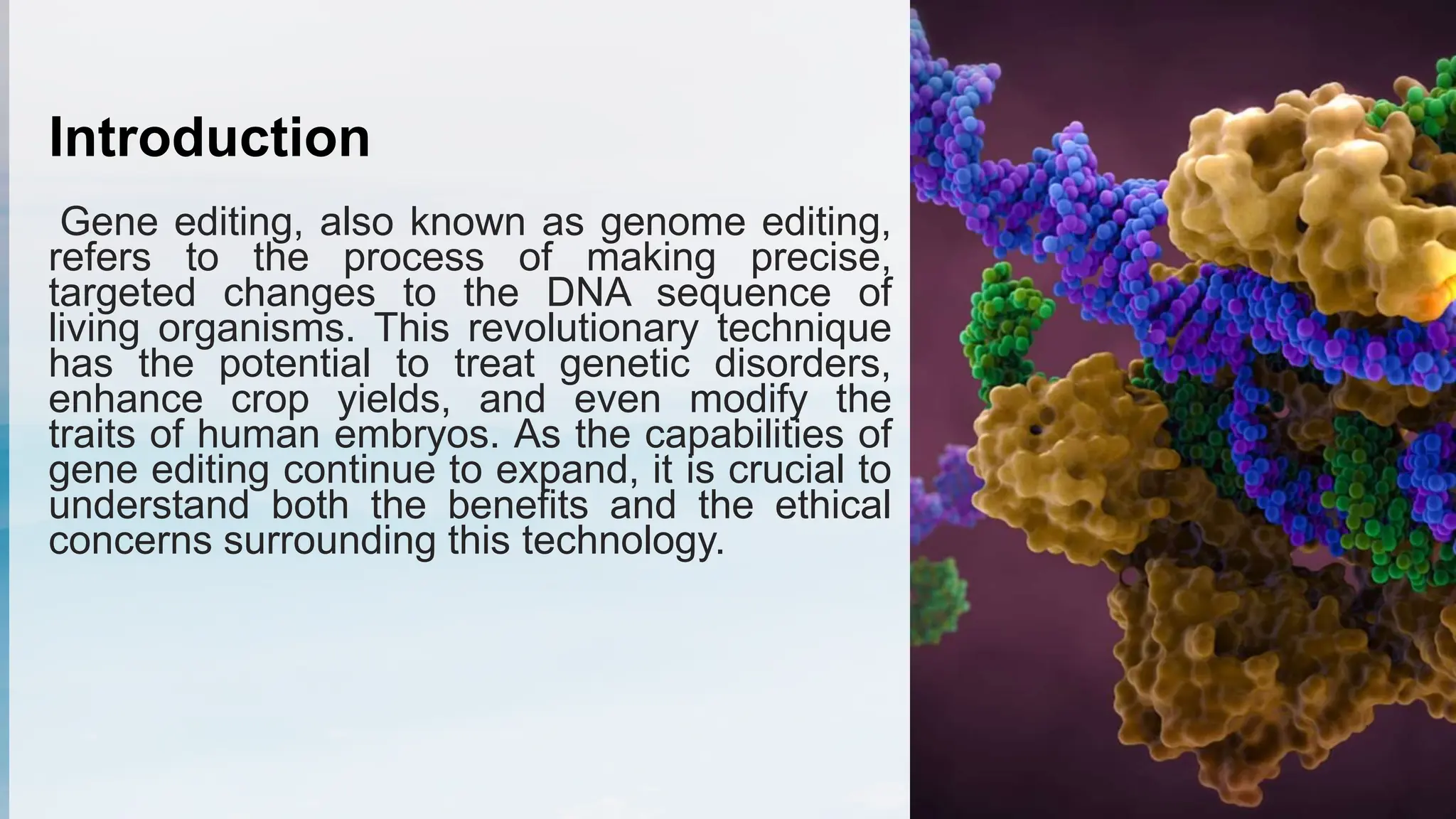 GENE-EDITING-ETHICAL-AND-SOCIETAL-IMPLICATIONS - Copy.pptx | Biotech ...
