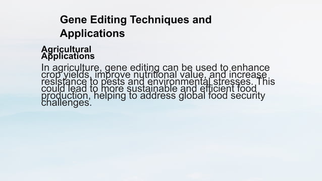 GENE-EDITING-ETHICAL-AND-SOCIETAL-IMPLICATIONS - Copy.pptx | Biotech ...
