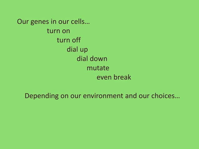 Gene Environment Interactions | PPTX