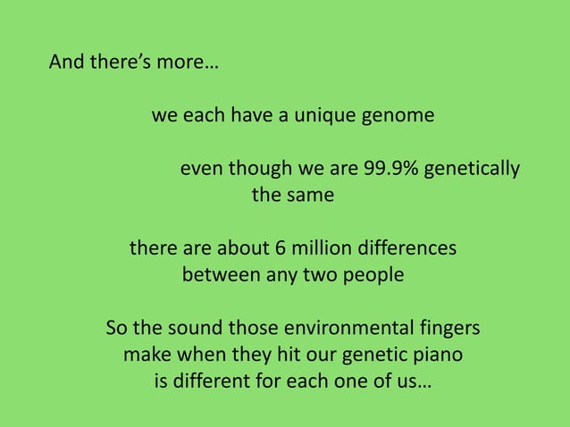 Gene Environment Interactions | PPTX